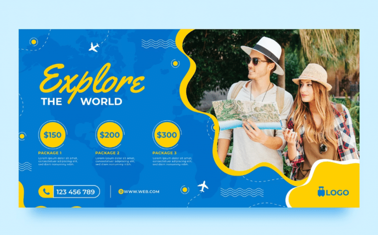 Những mẫu banner du lịch đẹp tải miễn phí tại icn-insieunhanh